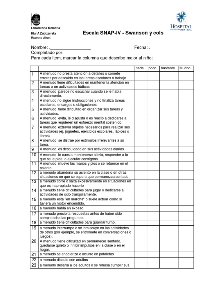 Snap Iv Argentina (Padres) | PDF
