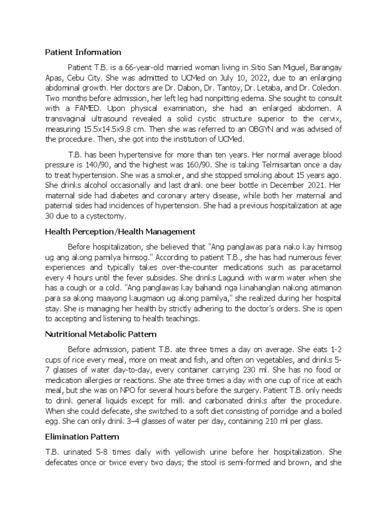 Gordons | Download Free PDF | Menstruation | Hypertension