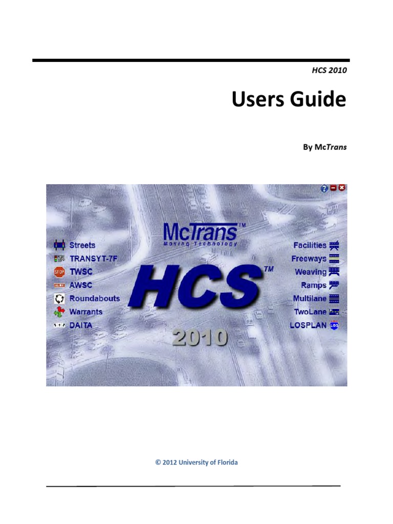 HCS 2010 Users Guide | PDF | License | Software