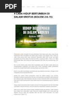 Partitur Lagu Paduan Suara Gerejawi | PDF