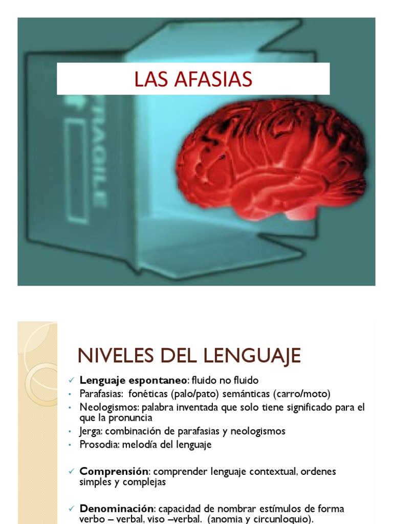 PP Afasias | PDF | Afasia | Ciencia cognitiva