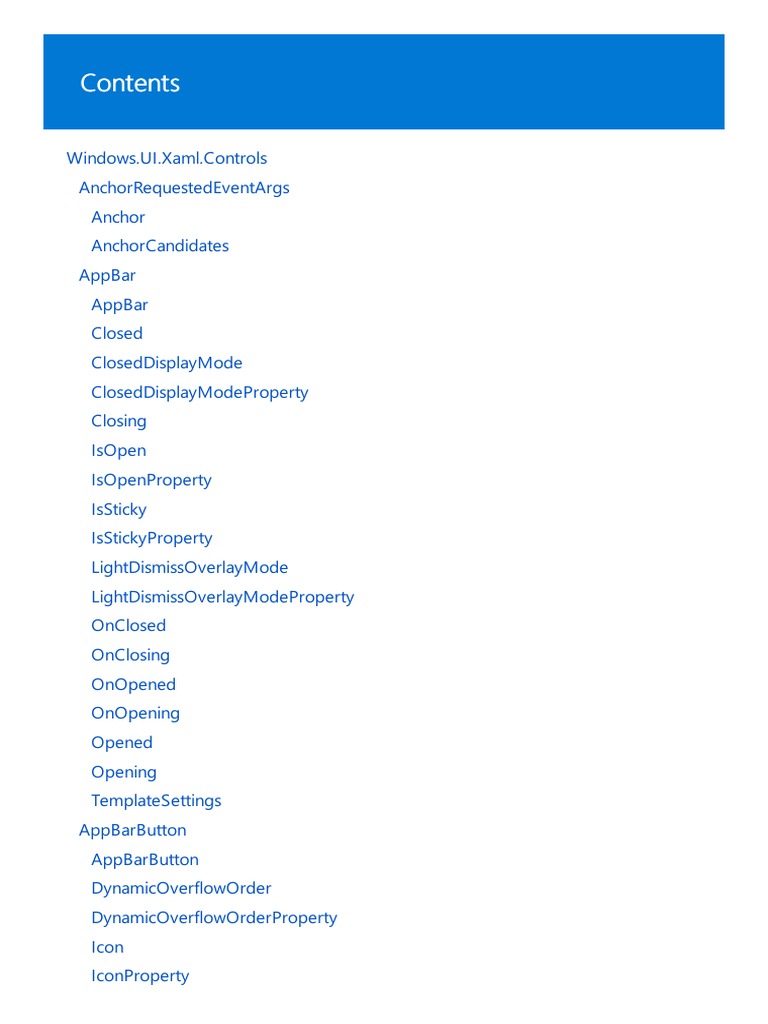 Windows Ui Xaml Controls | PDF | Computing | Software