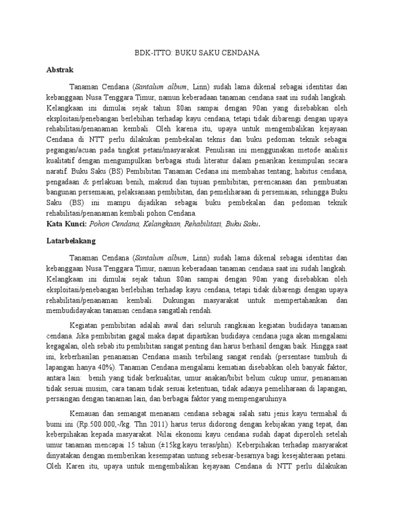 Penyusunan Jurnal BDK Buku Saku Cendana | PDF