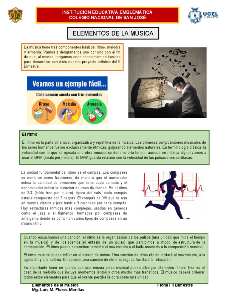 Elementos Básicos de la Música | PDF | Ritmo | Armonía