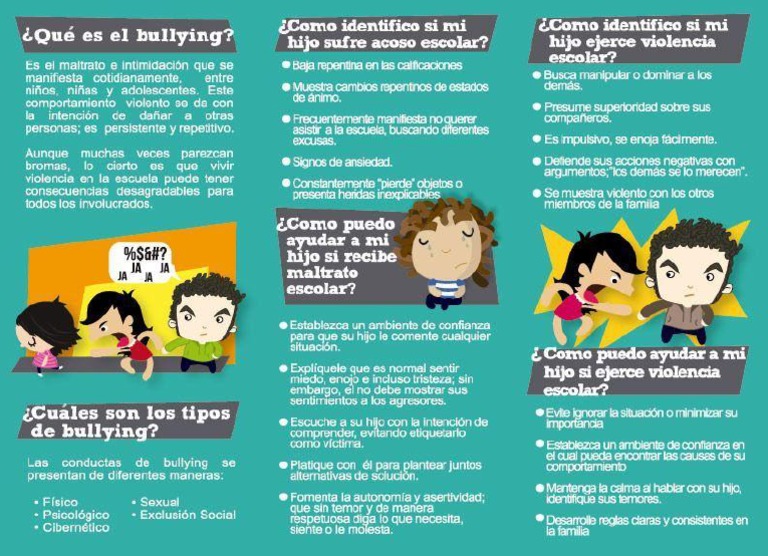 Triptico de Bullying (1) | PDF