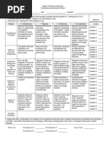 7 - Performance Task Rubric Template | PDF