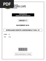 AFRIKAANS FAL Paper 1 Grade 10 June Exams QP | PDF