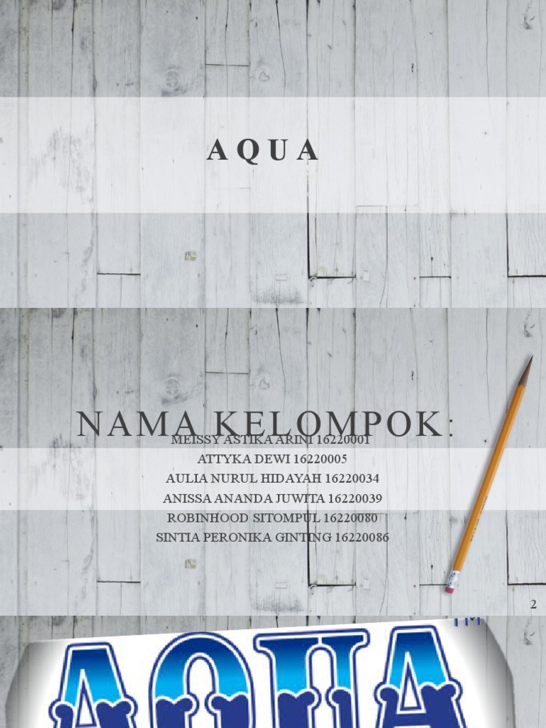 Sejarah dan Strategi Pemasaran Aqua | PDF