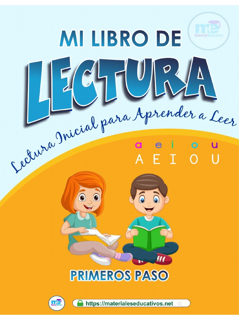 Mi Libro de Lectura para Aprender A Leer | PDF | Educación de la ...