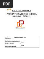 Class 12 - English Project | PDF