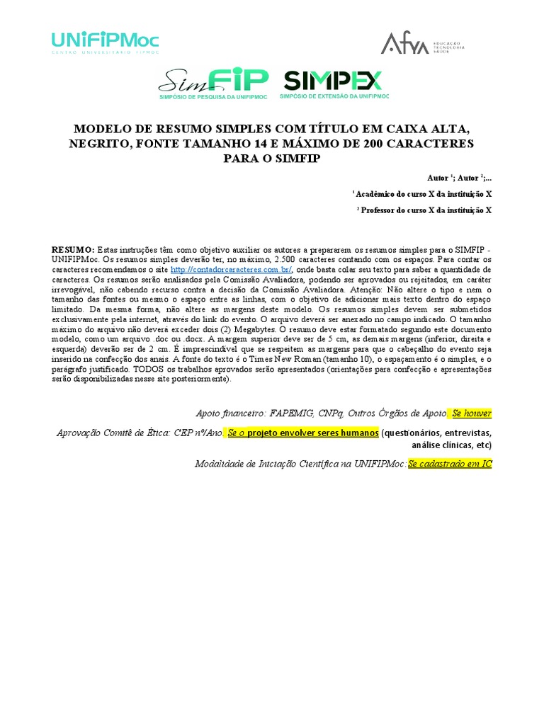 Modelo Resumo Simples 2022-1.b108c6ee8eaf4b108ca5 | PDF