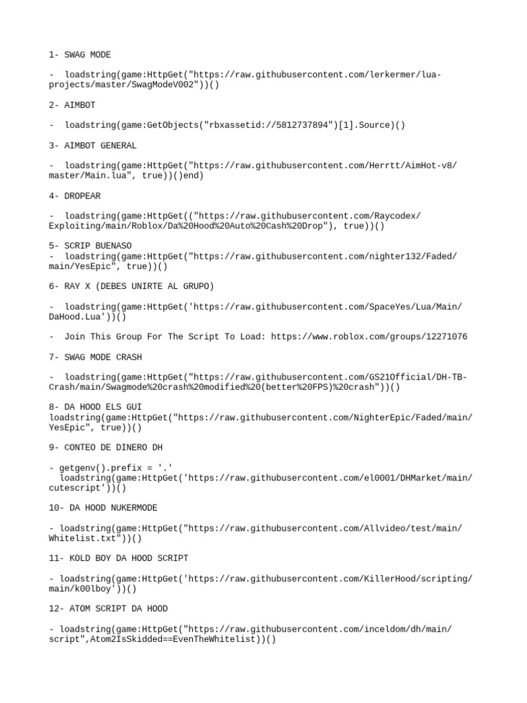 DA_HOOD_SCRIPTS | PDF