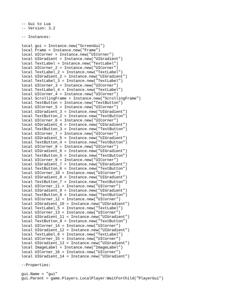 Gui to Lua - Free Gamepass GUI | PDF | Computing | Software