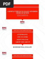 BNI Code of Ethics and Policies BNI | PDF | Fee | Profession