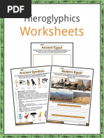 AncientEgyptHieroglyphicsDecodingWorksheetActivity 1 | PDF | Egyptian ...