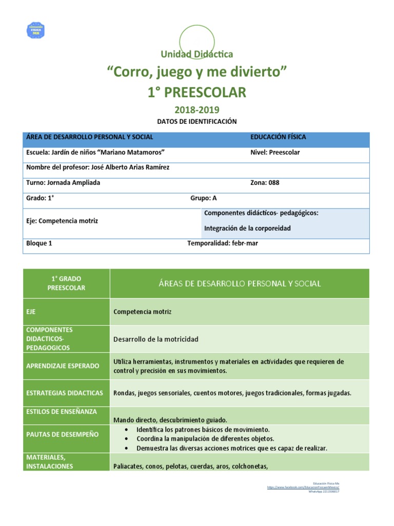 1°preescolar - Unidad Didáctica 4 JUNIO | Descargar gratis PDF ...