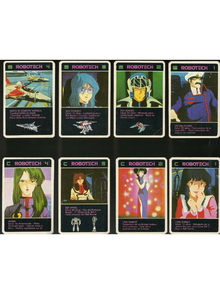 Robotech Cartas | PDF