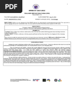 RPMS SY 2021-2022 Teacher Reflection Form (TRF) Teacher I-Iii | PDF ...