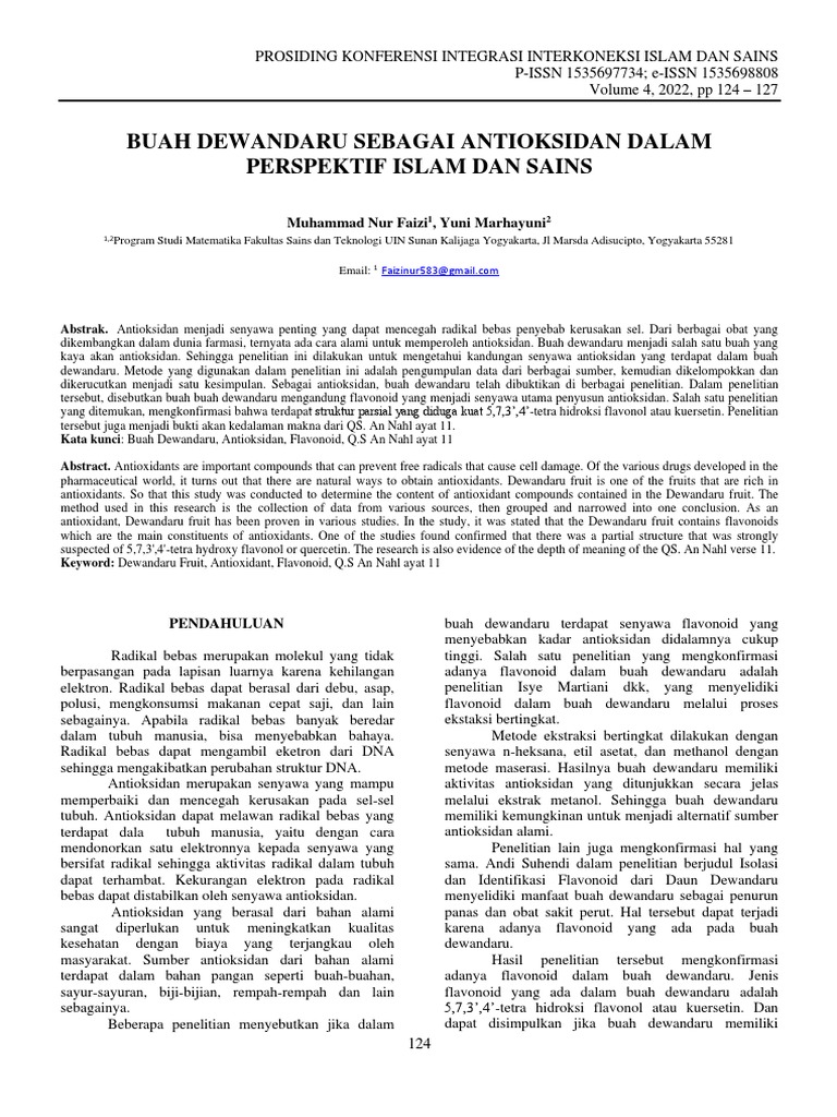 Buah Dewandaru: Sumber Antioksidan Alami | PDF | Kesehatan Holistik