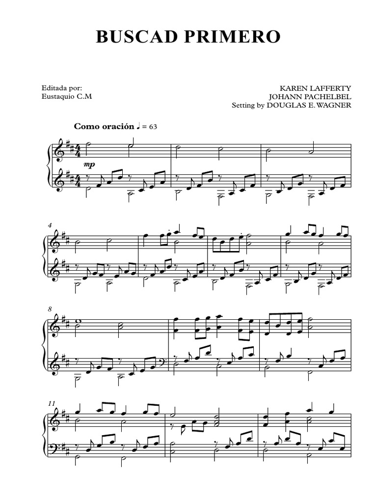 BUSCAD PRIMERO PIANO - Partitura Completa | PDF | Langues du Royaume ...