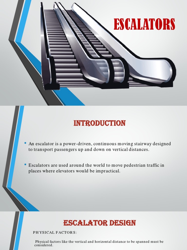 ESCALATORS | PDF | Escalator | Civil Engineering