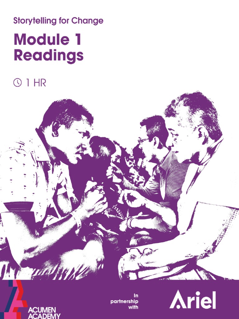 Readings1 Storytelling For Change | PDF | Storytelling | Map