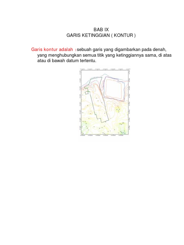 Kontur Tanah | PDF