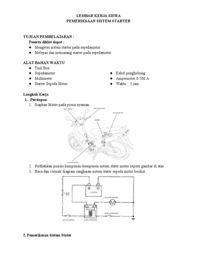 LK Sistem Starter Dan Pengisian Kelompok 2 Teguh Pribadi Dan Agus Mawahib | PDF | Teknologi ...