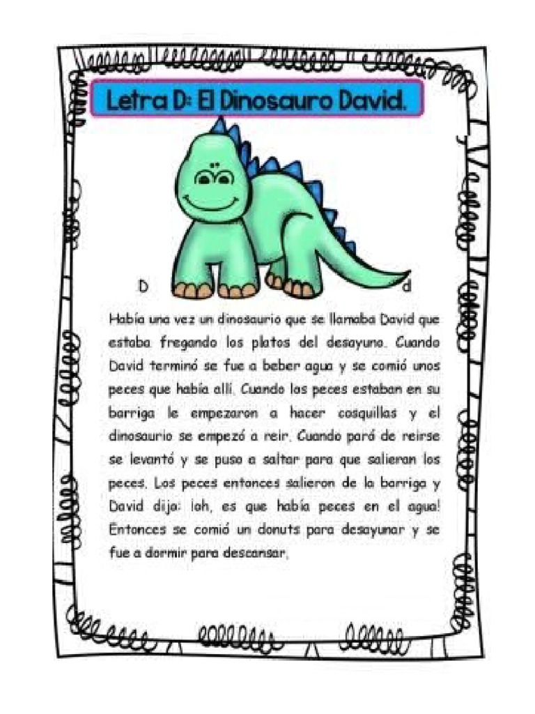 Cuento Letra D | PDF