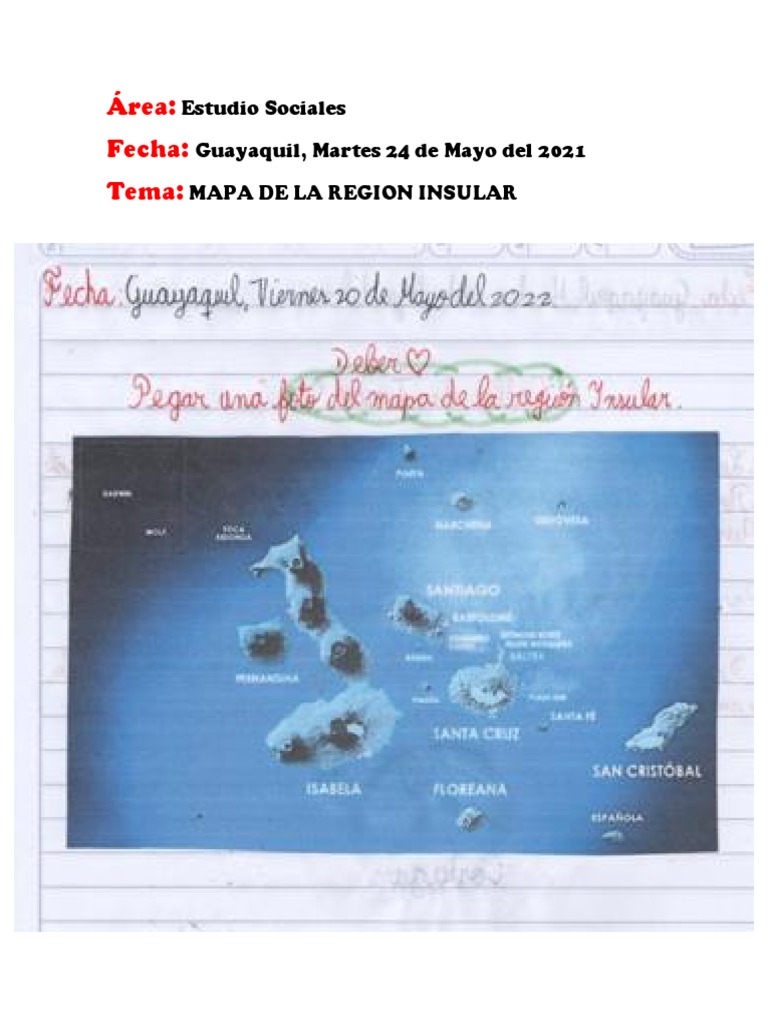 Mapa de la Región Insular | PDF