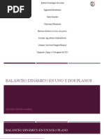 Balanceo Estático | PDF | Rotación | Fuerza