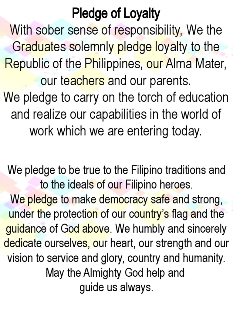 Pledge of Loyalty | PDF