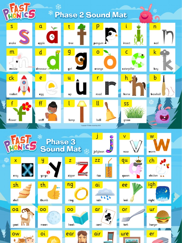 Phase 2 Sound Mat: S T I A P N | PDF