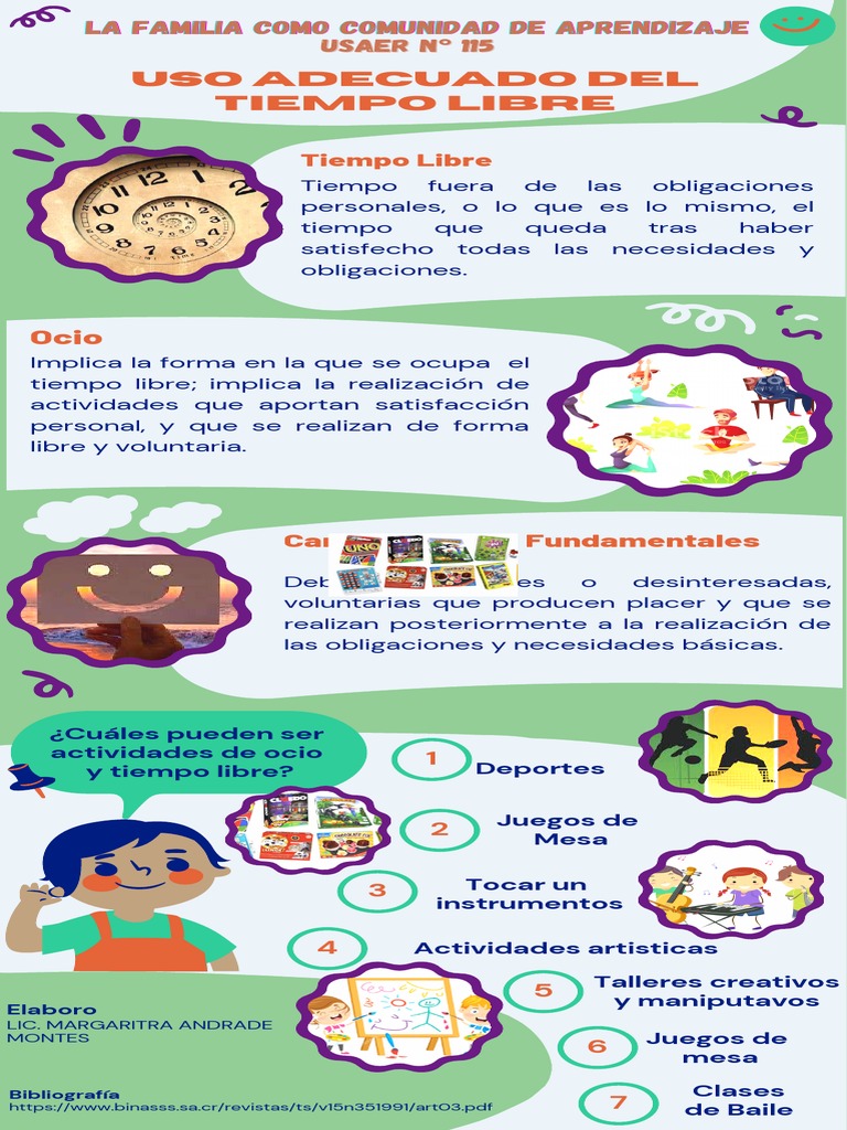 Infografía Ocio y Tiempo Libre | PDF