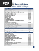 Boc Fees and Charges | PDF | Transaction Account | Cheque