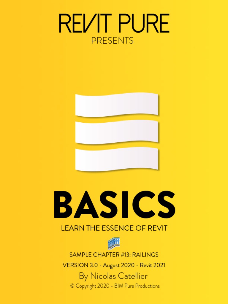 Revit Pure BASICS Railings | PDF | Autodesk Revit | Stairs