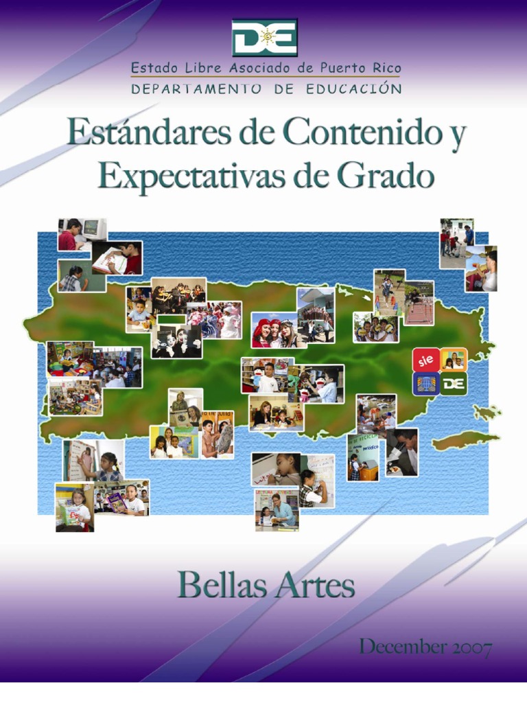 Estándares y Expectativas Bellas Artes 2-Jul-08 - Tri-Lin | PDF | Plan ...