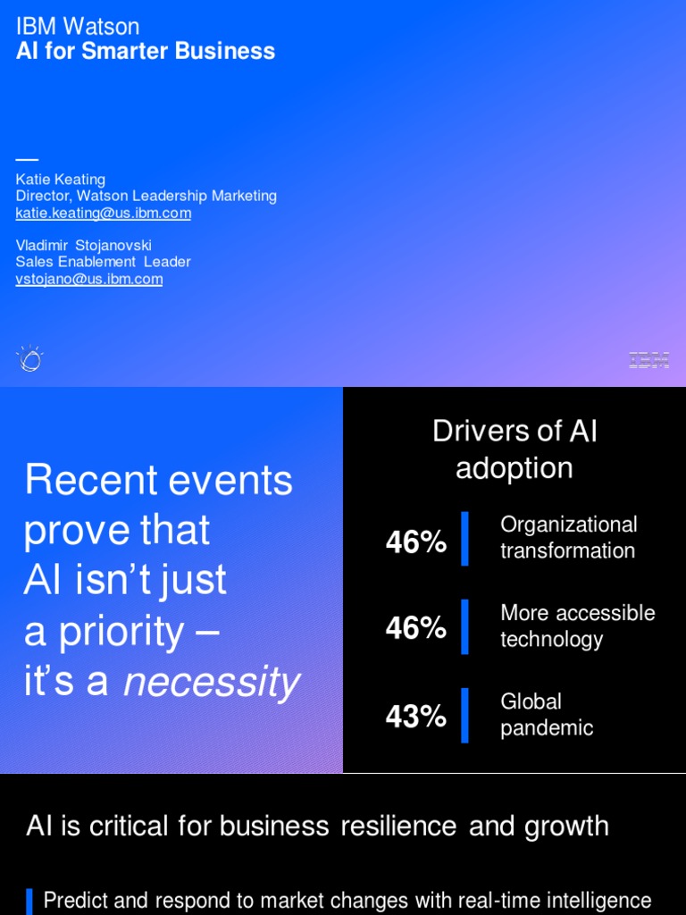 IBM Watson Client Deck | PDF | Cloud Computing | Watson (Computer)