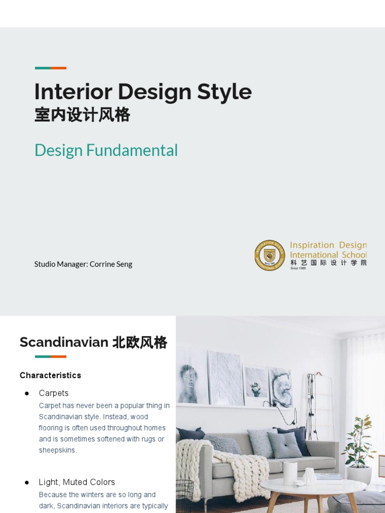 Interior Design - Design Concept Style | PDF | Art Deco | Interior Design