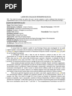 Referencias para Laudo Neuropsicológico | PDF | Neuropsicologia | Behaviorismo