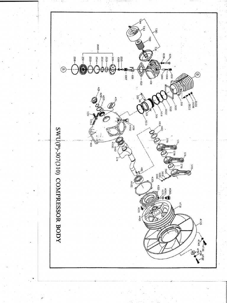 Catalog Parts Compressor SWAN | PDF