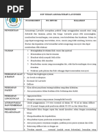 SOP Pemberian Aromaterapi Lavender | PDF