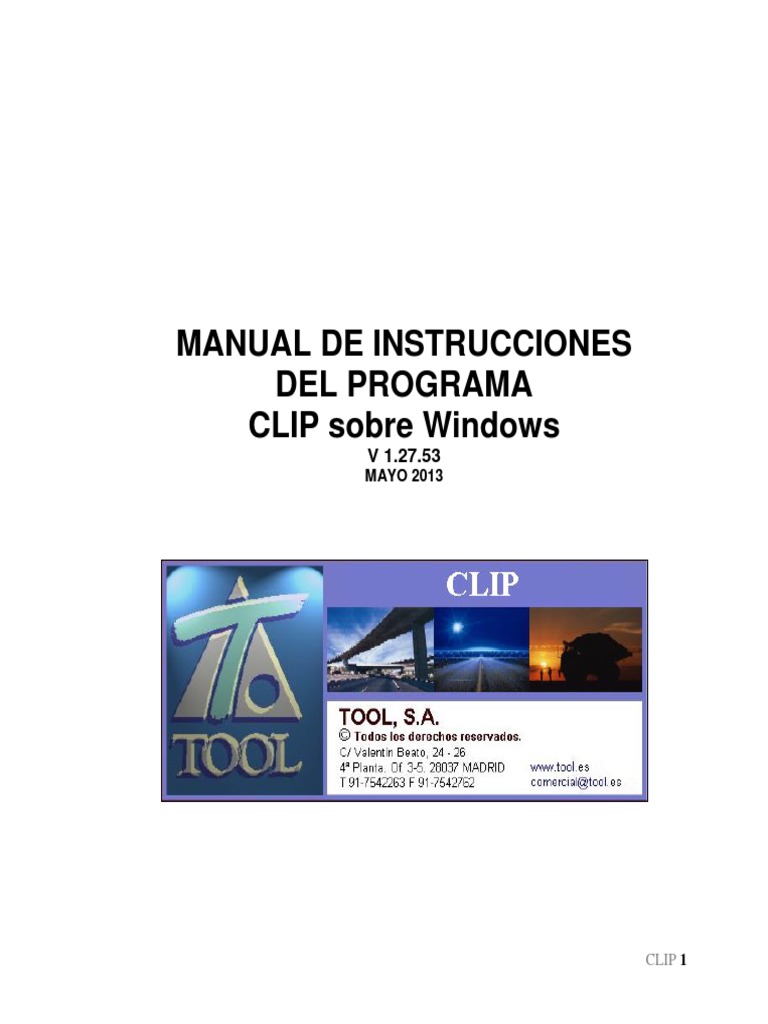 Manual Clip | PDF | Ventana (informática) | Archivo de computadora