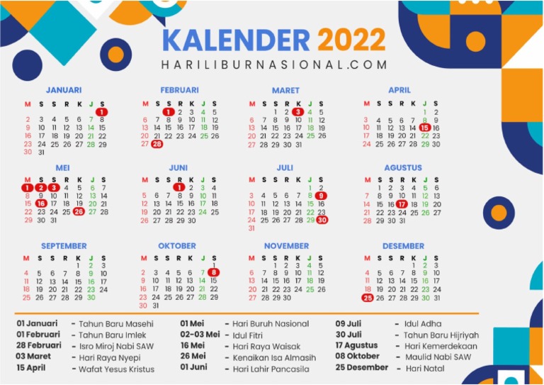 Kalender 2022 | PDF