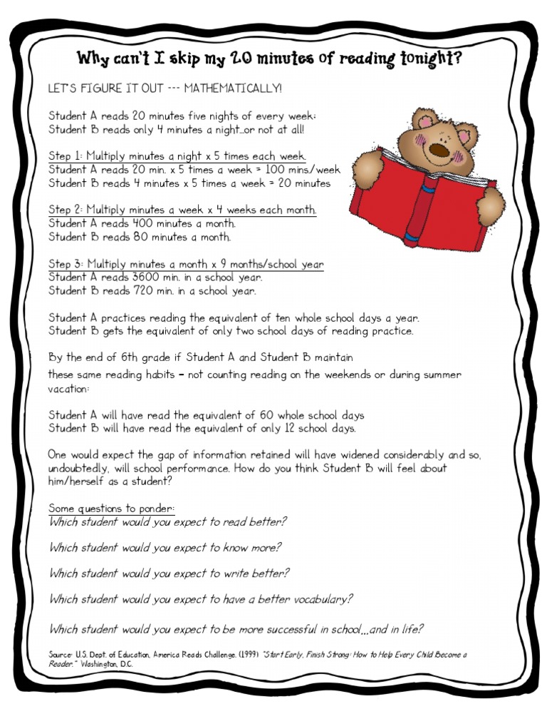 20 Minutes of Reading | PDF