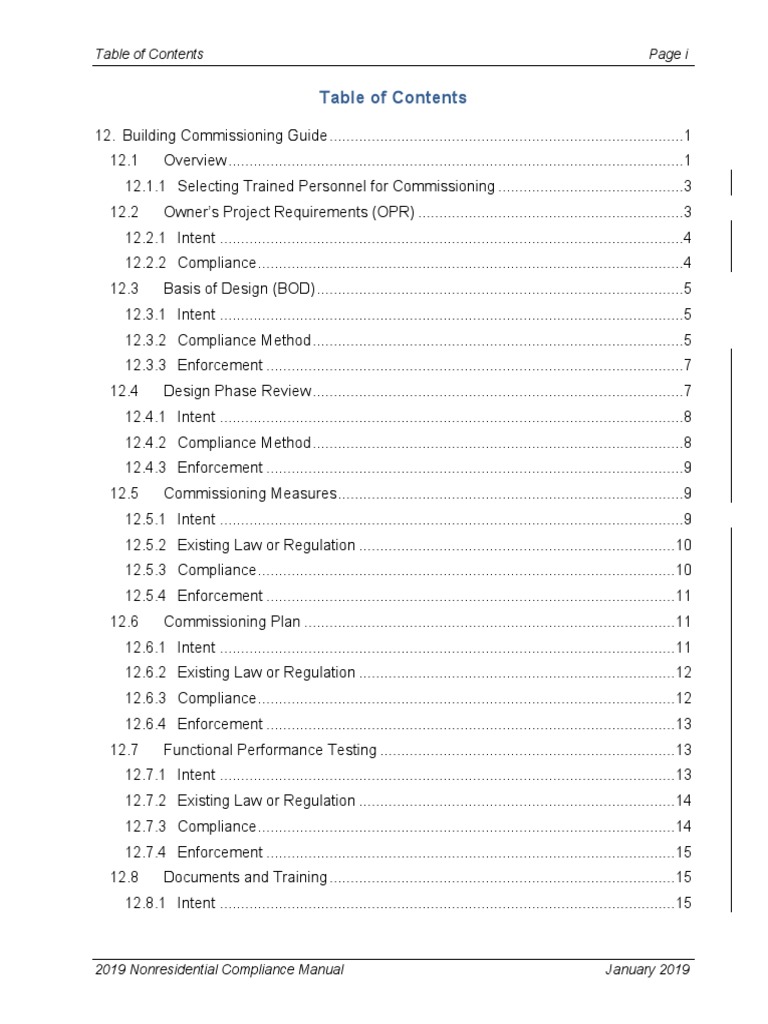 Building Commissioning Guide Overview | PDF | Specification (Technical ...