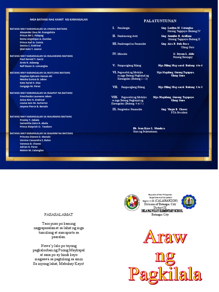Recognition Program 2022 | PDF