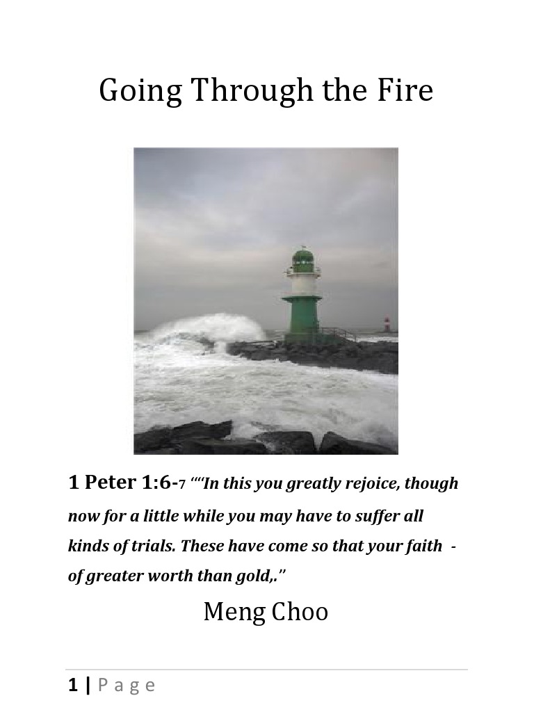 Going Through The Fire | PDF | Perseverance Of The Saints | Faith Healing