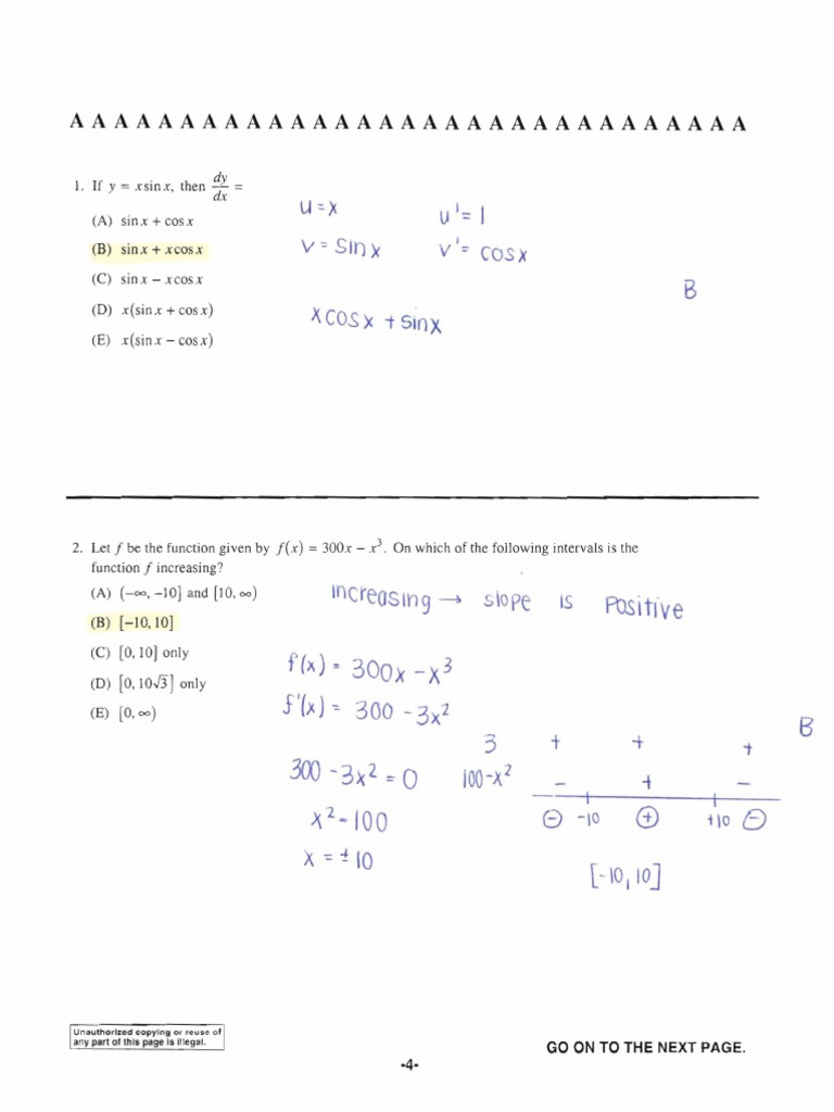 2012-Exam-Solutions With Detailed Solutions | PDF | Function ...