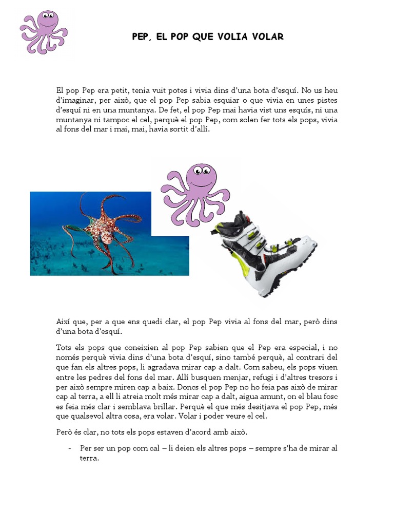 Pep El Pop Que Volia Volar | PDF